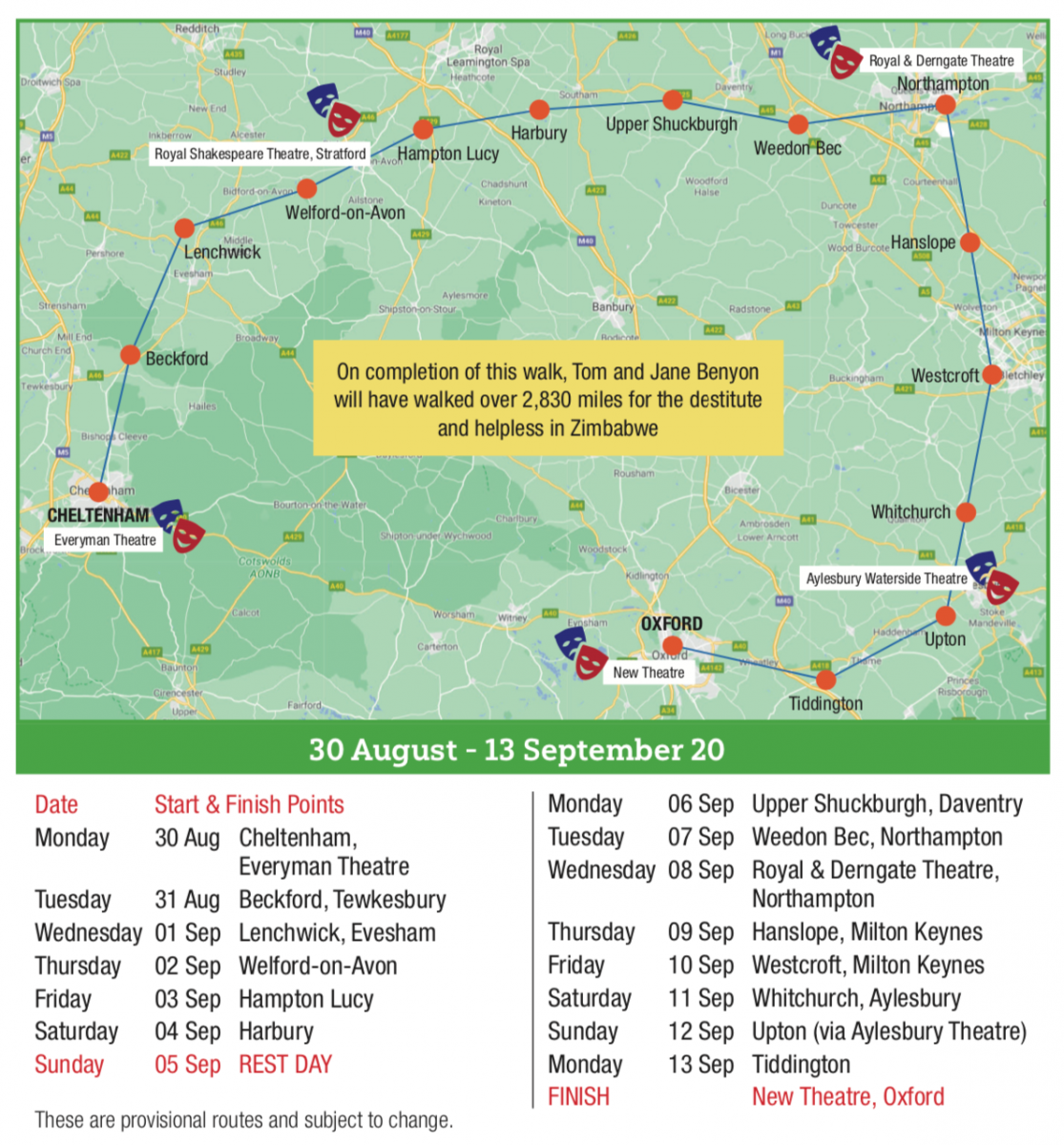 ZANE - Zimbabwe a National Emergency | Tom Benyon Walk for Zimbabwe