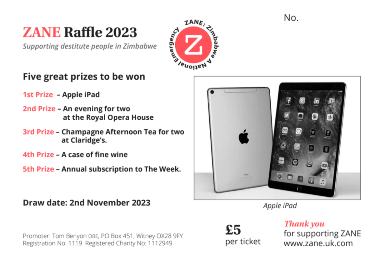 ZANE Raffle 2023